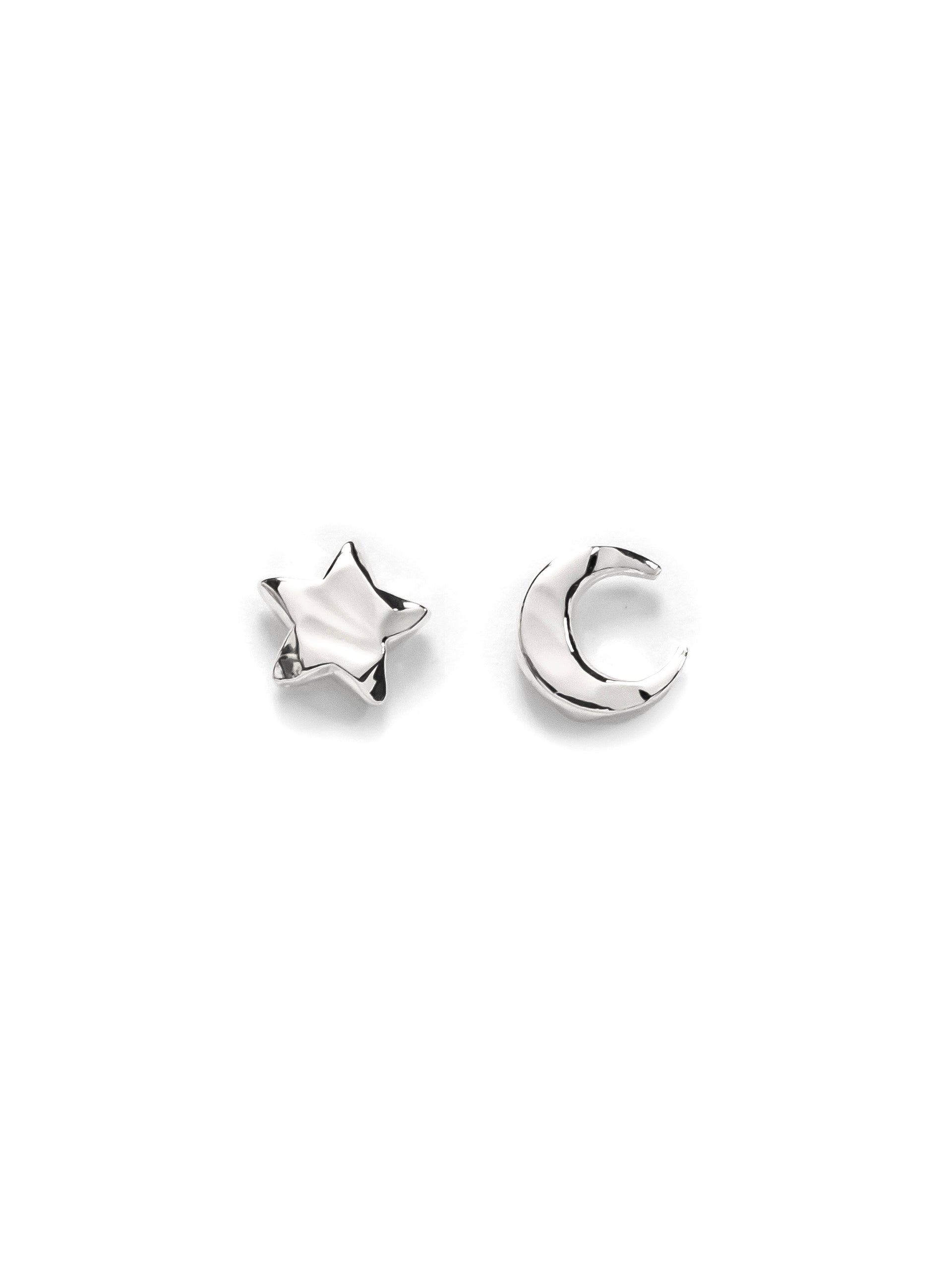 Jeanette Star + Moon Stud Earrings – [ki-ele]