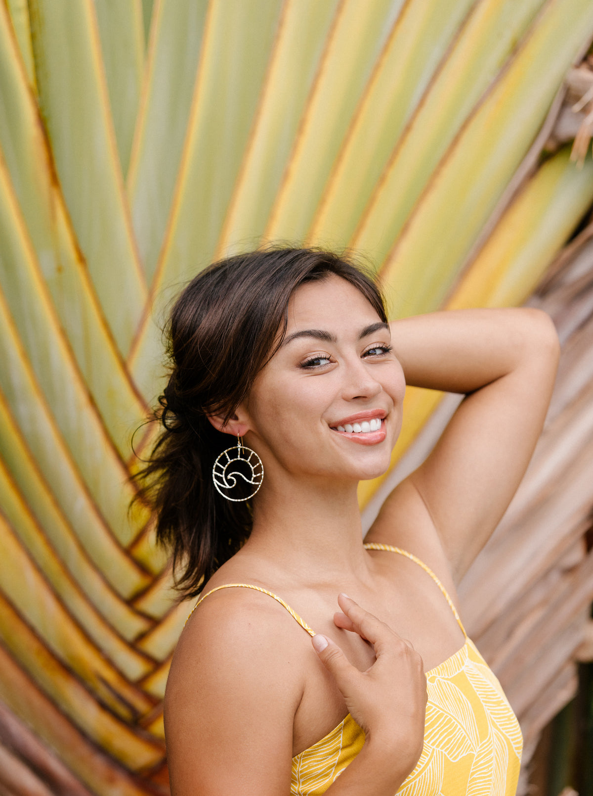 Large Hoop North Shore Sunset Earrings – [ki-ele]